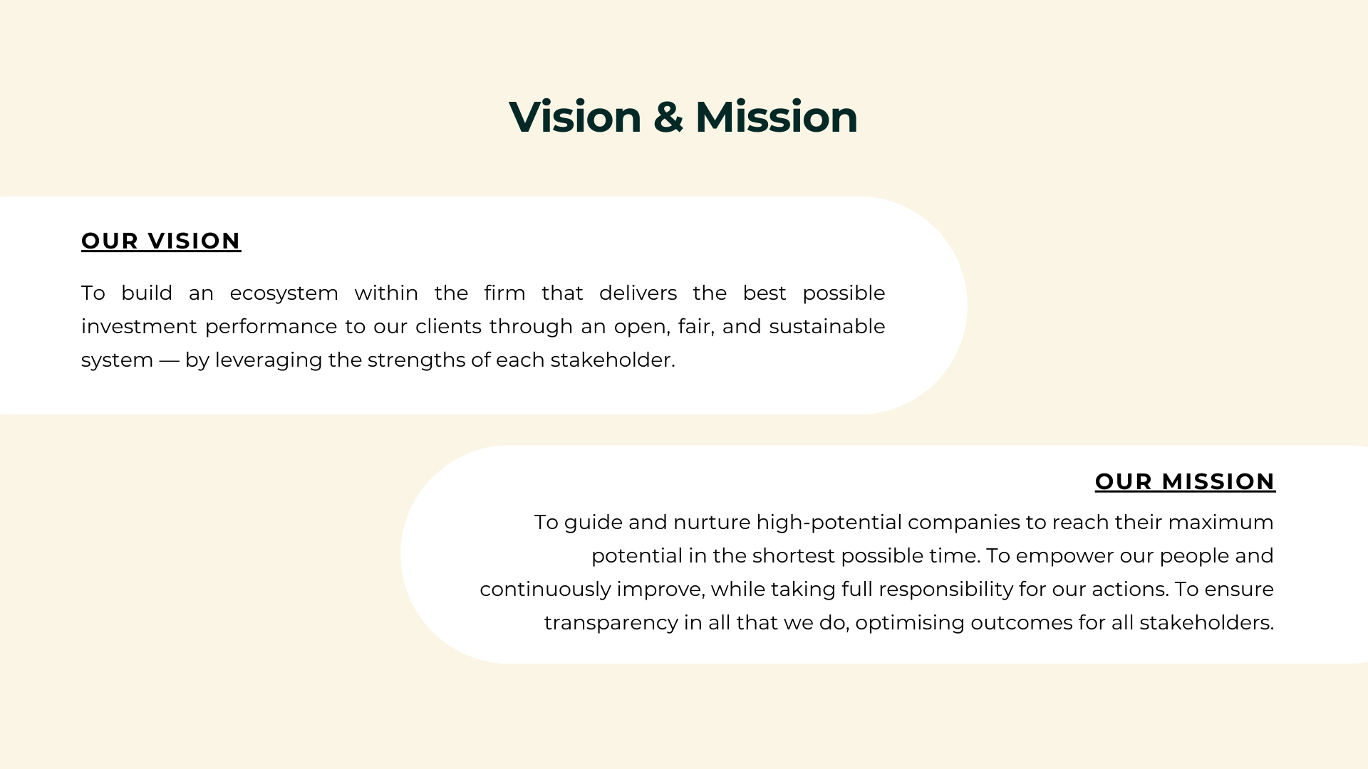 Our Philosophy - RWC Group